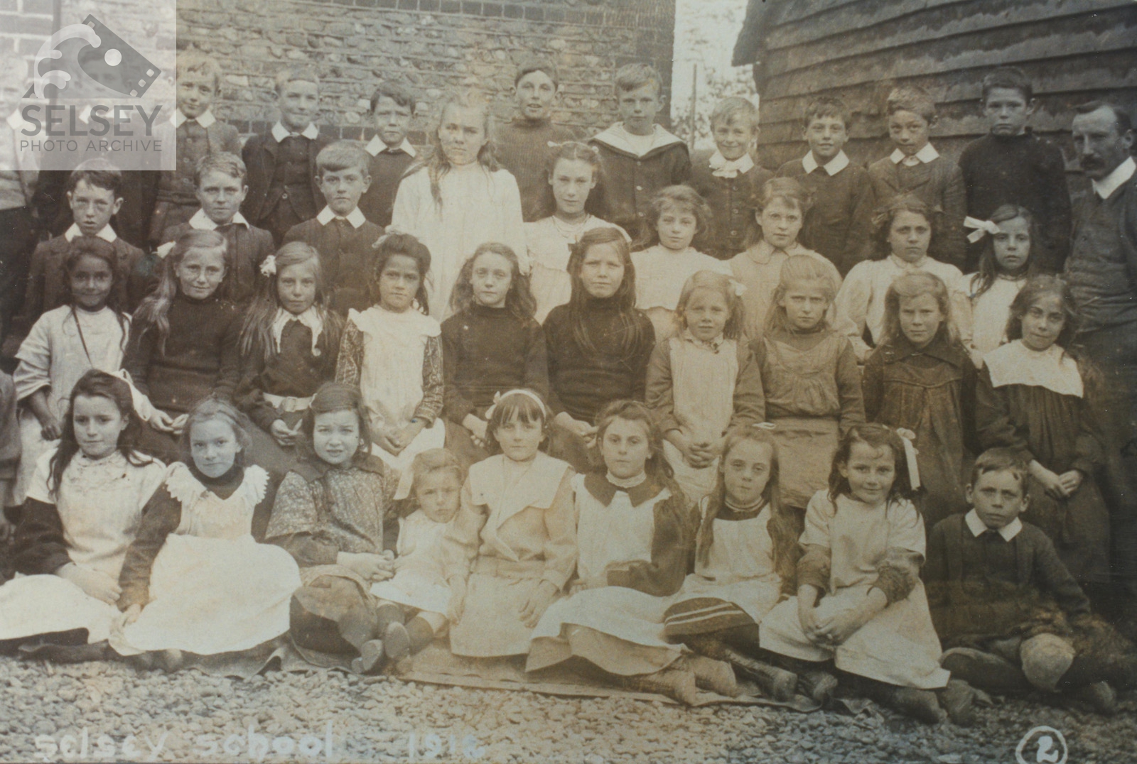 Selsey School 1918 - Selsey Photo Archive