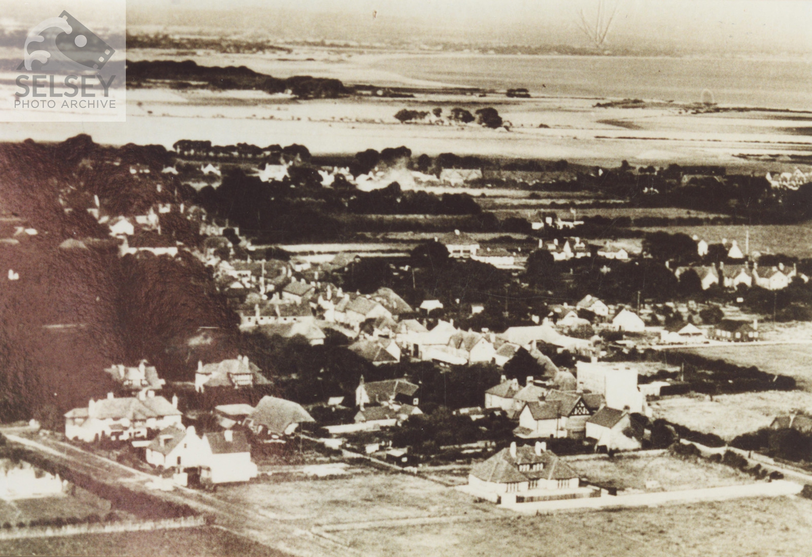 The Town from the South West - Selsey Photo Archive
