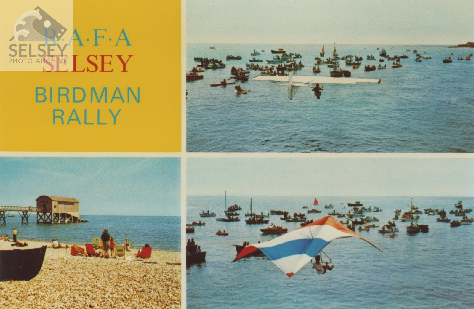 Birdman Rally postcard - Selsey Photo Archive
